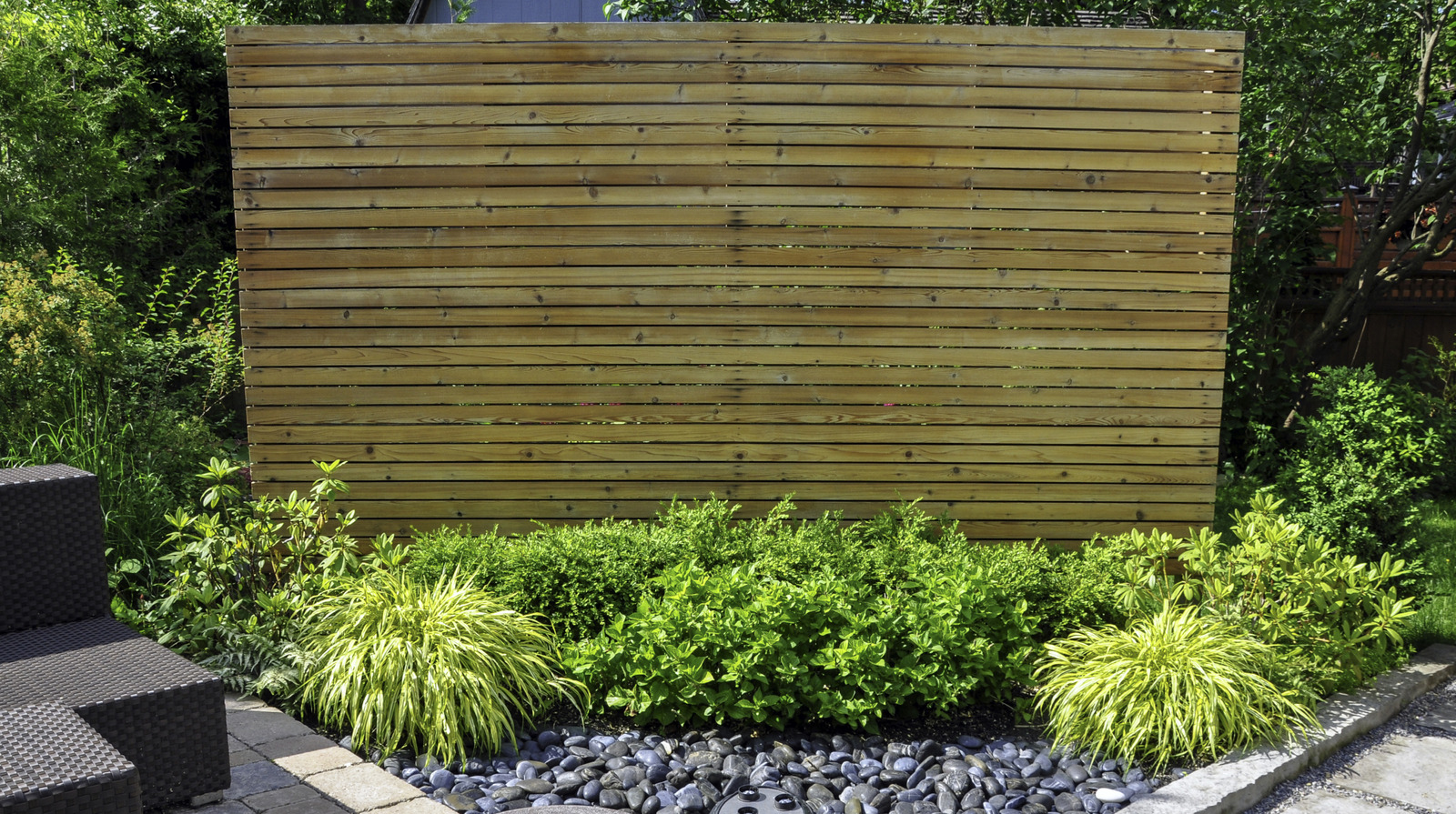 Add Stylish Privacy To Your Patio With An Easy DIY Wooden Slat Project