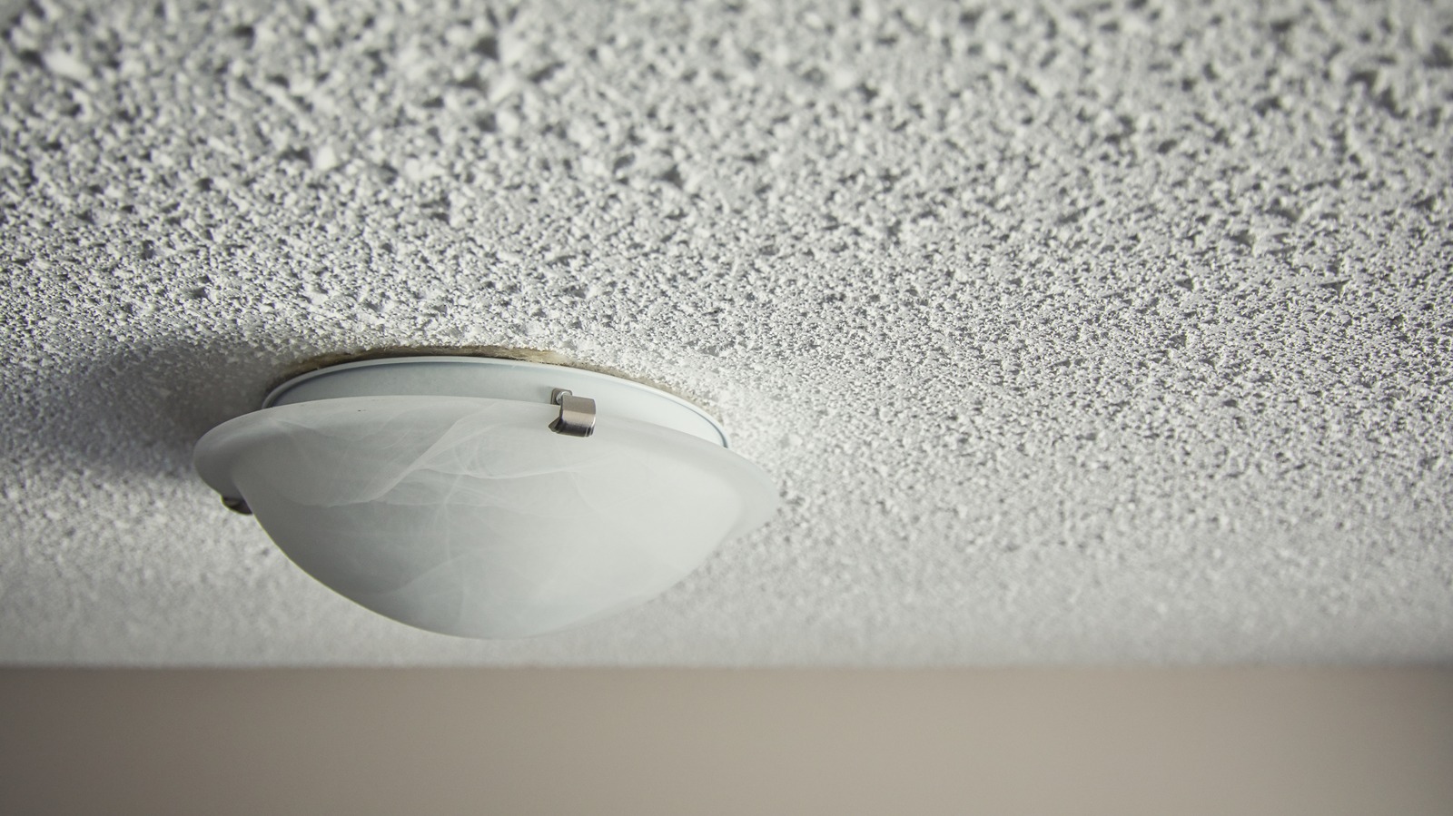 How To Cover A Popcorn-Textured Ceiling Without Any Mess