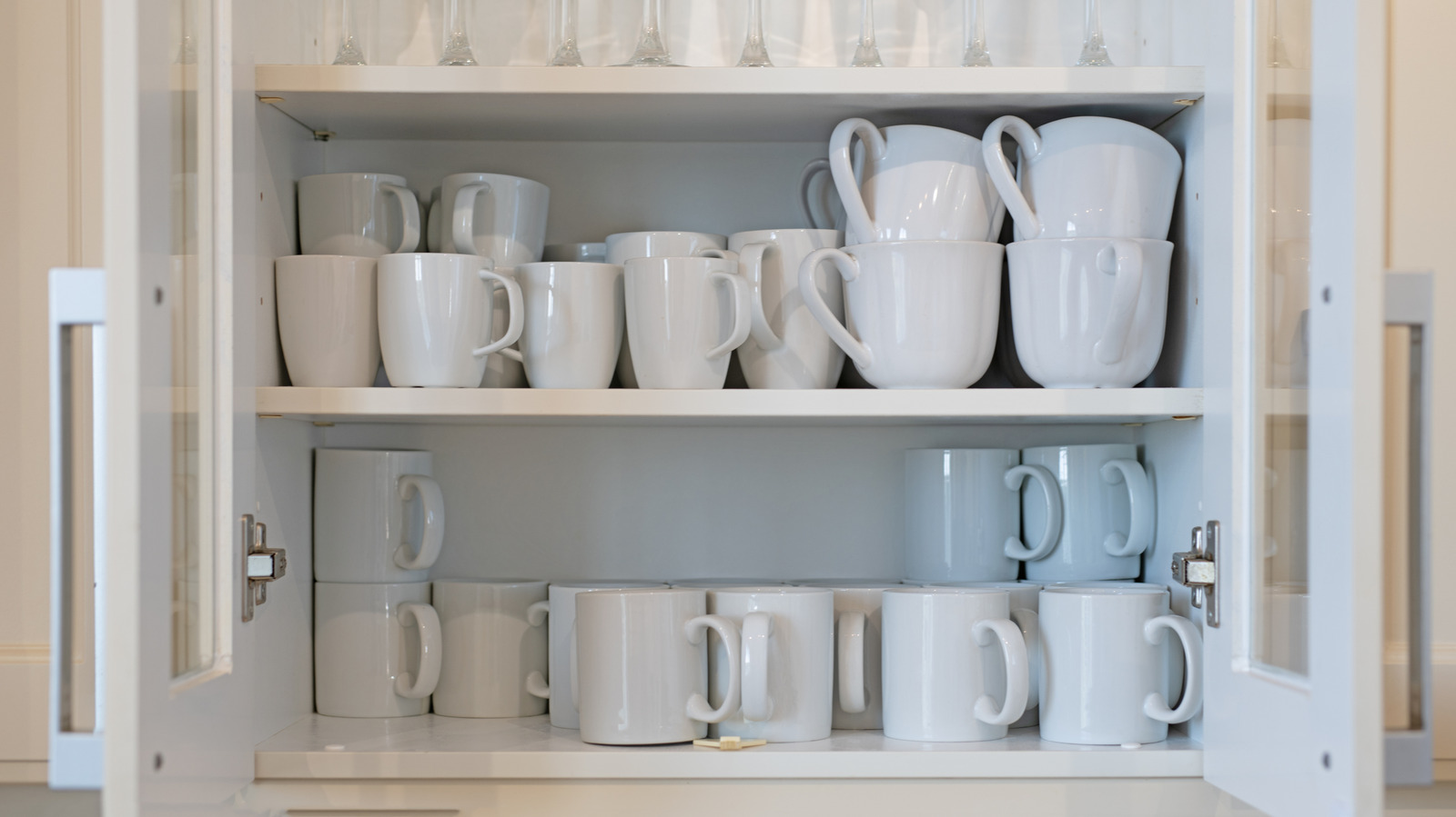 Free Up Space In Cabinets With A Dollar Tree Mug Storage Hack That ...