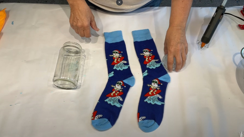 Keep Glass Jars Safer In Your Freezer With A Little-Known Sock Hack