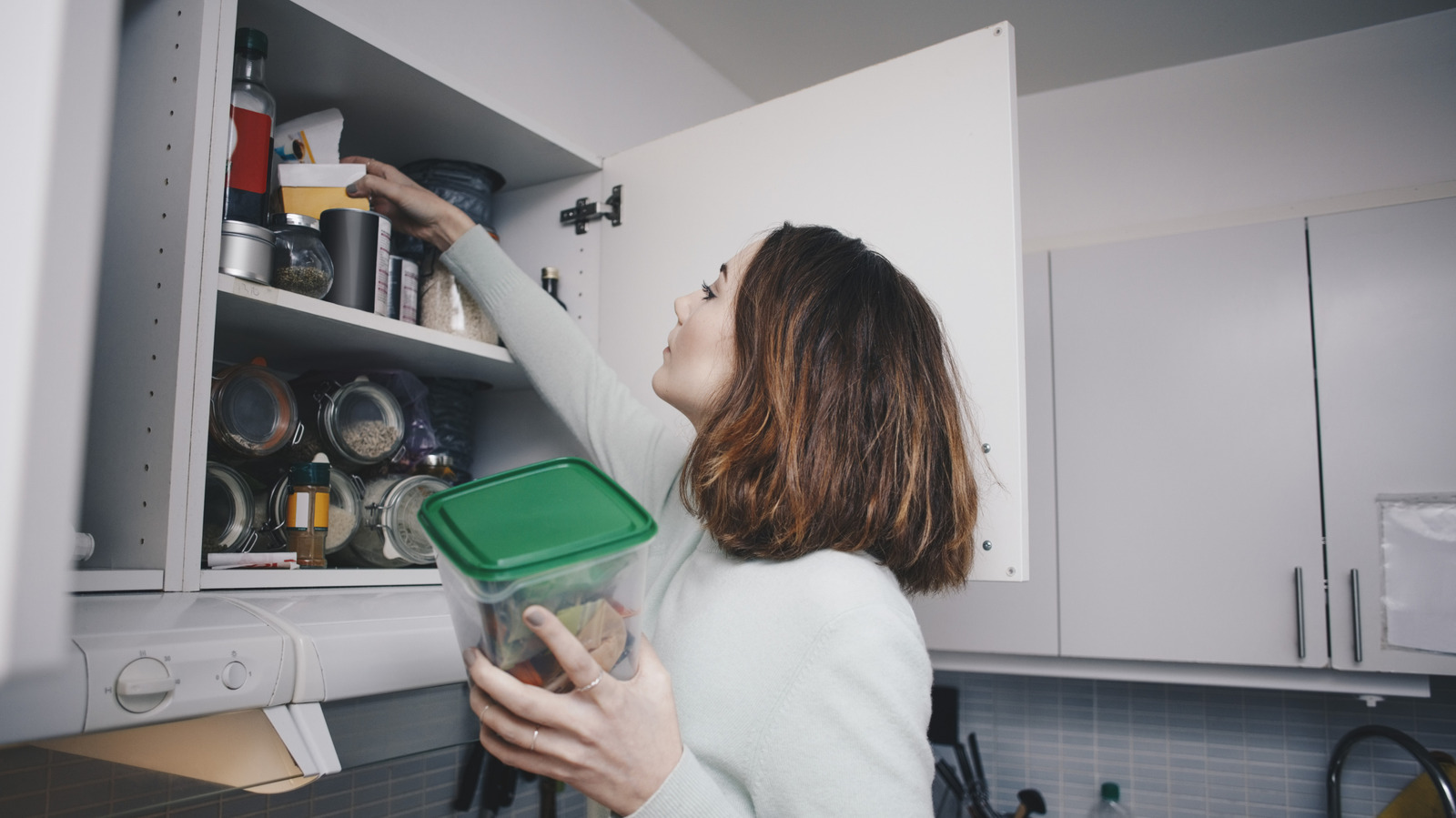 Prevent Kitchen Cabinet Clutter With A Genius Overstock Storage Solution