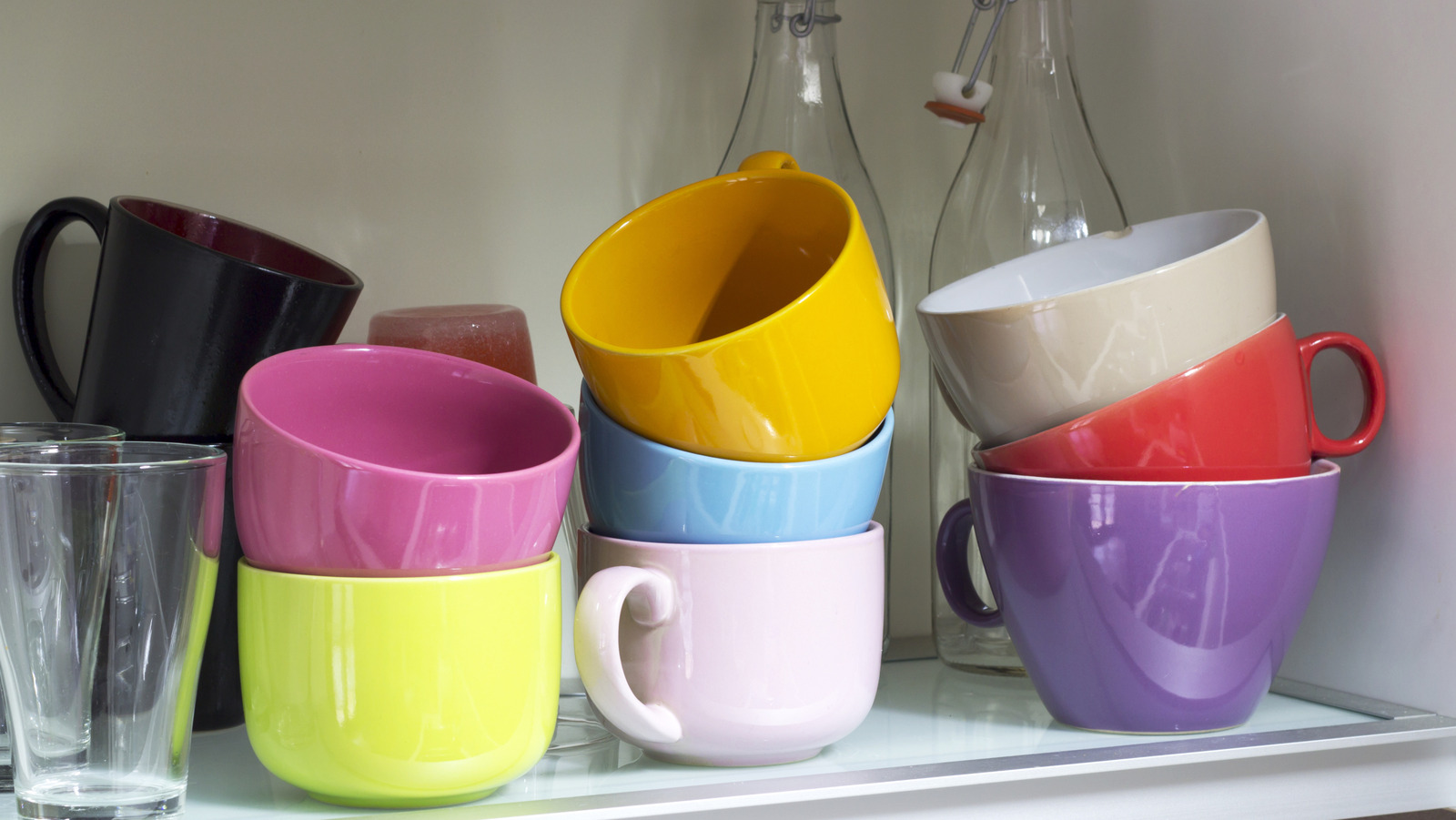 The Handy Solution That'll Double Your Cabinet Mug Storage Without ...