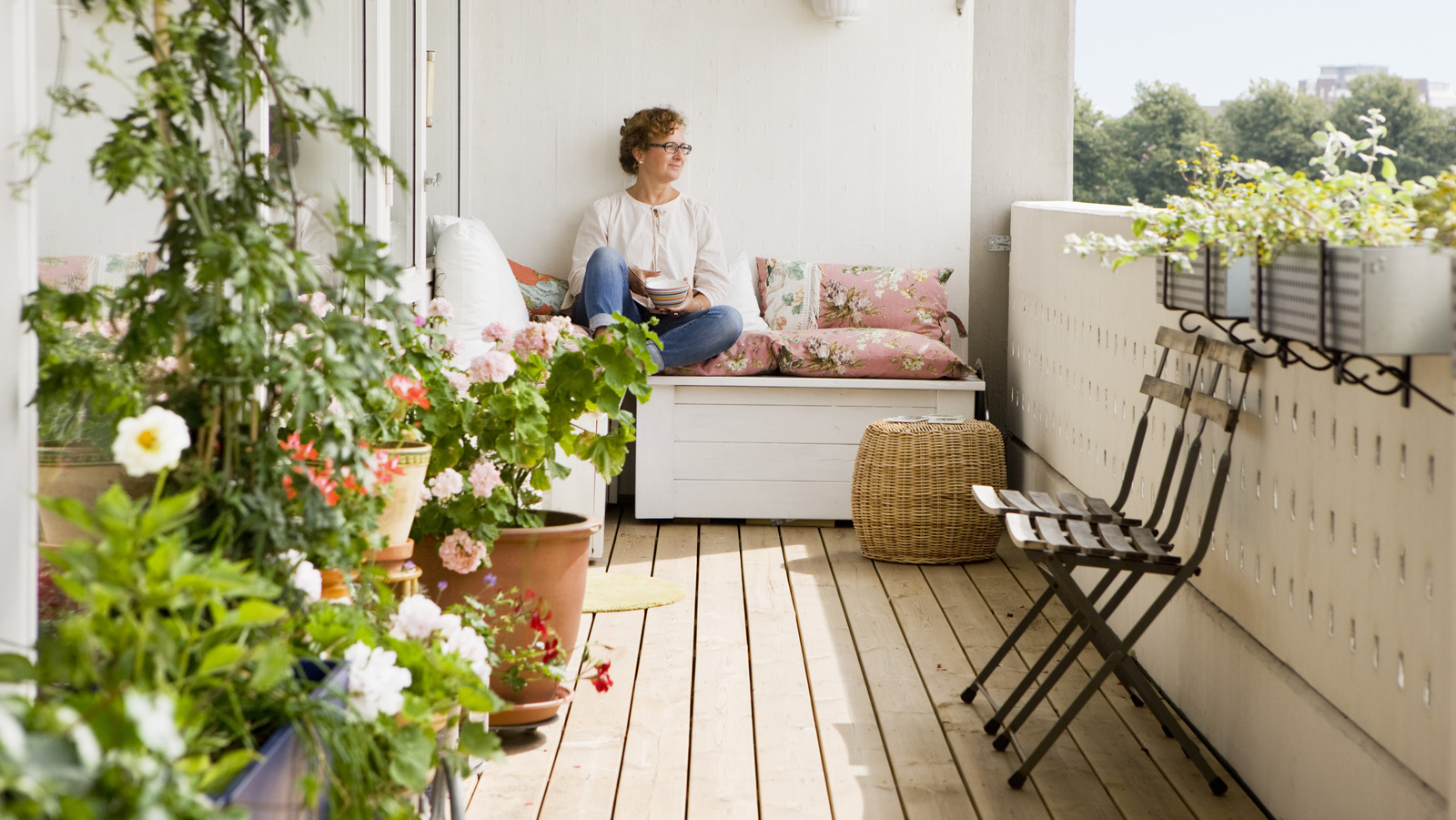 Turn A Basic Planter Into A Stylish Patio Side Table With Hidden Storage