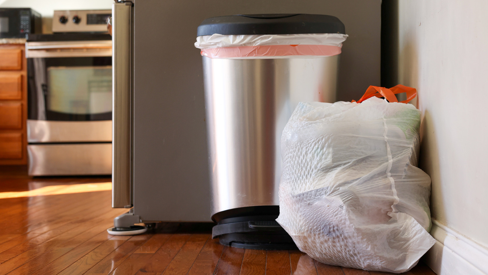 You've Been Using Kitchen Garbage Bags Wrong This Whole Time